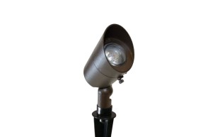 POOL360 | 4-1/2" x 9" x 3" Weathered Iron Bullet Directional Light 20W ...