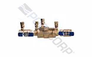 POOL360 | 1.5" 850 Double Check Valve Backflow Preventer Assembly with ...