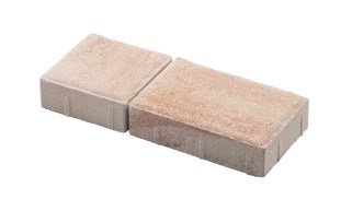 POOL360 | 2 Piece 60mm Union Paver White/Tan/Charcoal