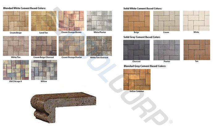 POOL360 | White Remodel Coping with 2.75" Overhang