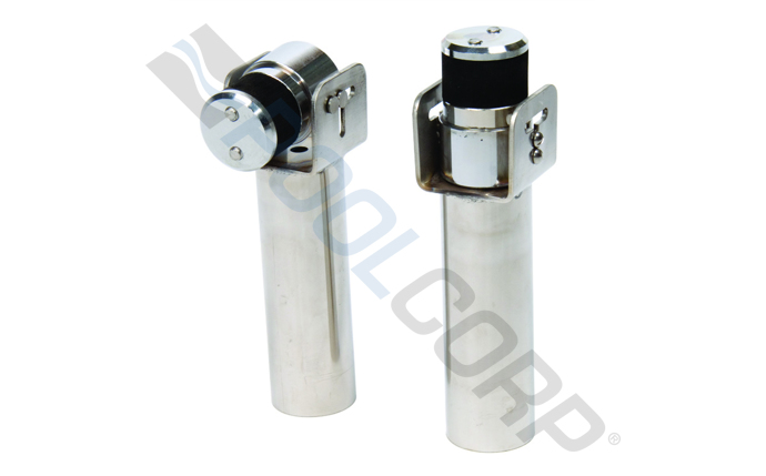 POOL360 | Stainless Steel Hinged Ladder Anchor, Pair