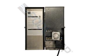 POOL360 | 13-1/2"H Stainless Steel PX Transformer with Timer and Photocell 600W