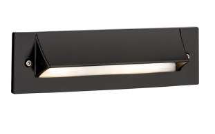 POOL360 | 8" x 4.5" x 2.3" Black ZDC HS Wall Light