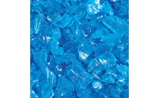 POOL360 | 1/2" - 3/4" Turquoise Media Fire Glass 25 lbs