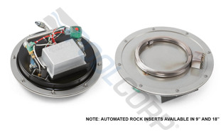 POOL360 | 18" 24V Automated Natural Gas Rock Insert