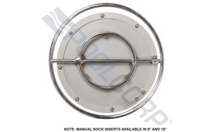 POOL360 | 18" Manual Natural Gas Rock Insert