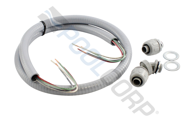 POOL360 | NM Liquid Tite Wire Whip Kits for Motor Hook-Up with Accessories