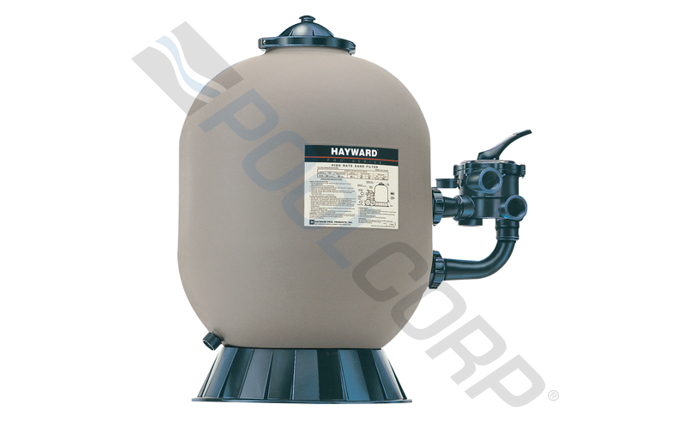 POOL360 | 24" Pro Series Side Mount Sand Filter with 2" Slide Valve