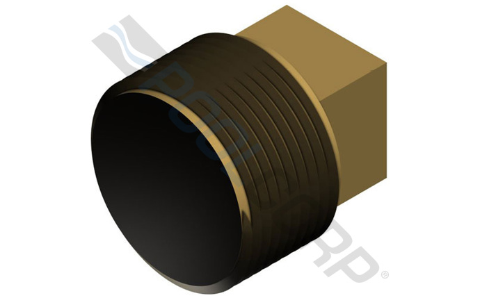 POOL360 | 3/4" Brass Drain Plug, Cz & Hm2