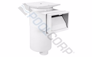 POOL360 | 1 1/2" FPT White Auto-Skim Vinyl and Fiberglass Pool Skimmer ...