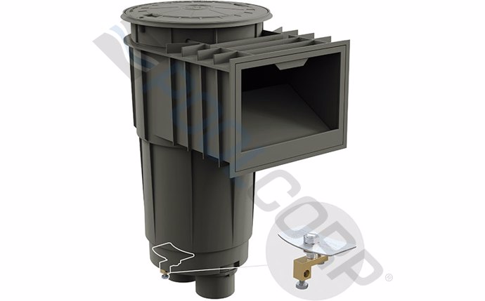 POOL360 | SkimMaster™ 2" x 2.5" Dark Grey Skimmer