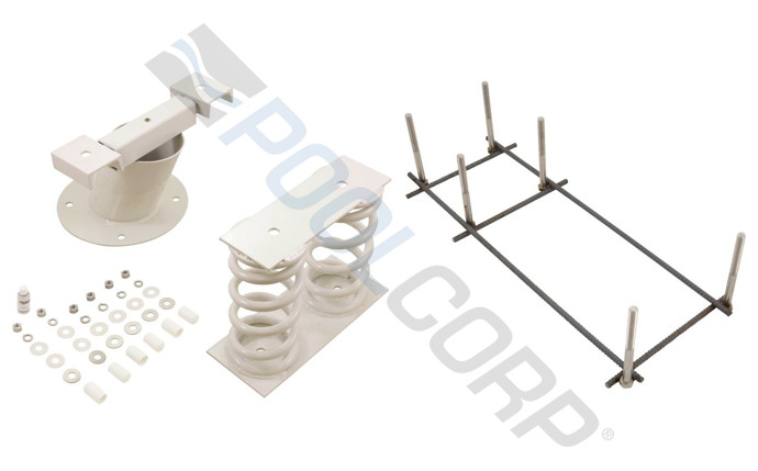 POOL360 | 6' Earth Baja Steel Diving Base and Coil Spring