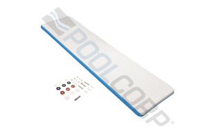 POOL360 | 6' Blue Duro-Spring Diving Board with White Tread