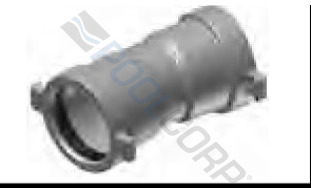 POOL360 | 8" Ductile Iron IPS 11¼° Bend