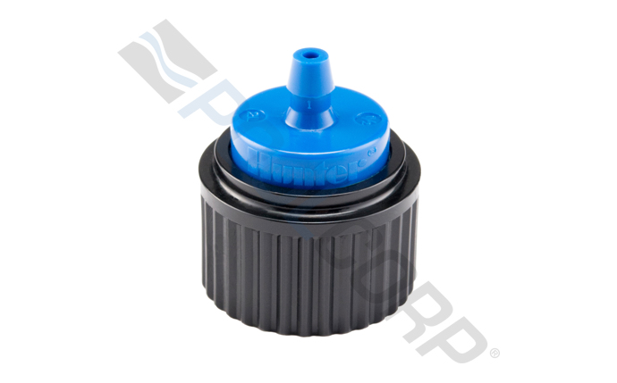 POOL360 | Blue Point-Source Drip Emitter With 1/2" FPT 0.5 GPH