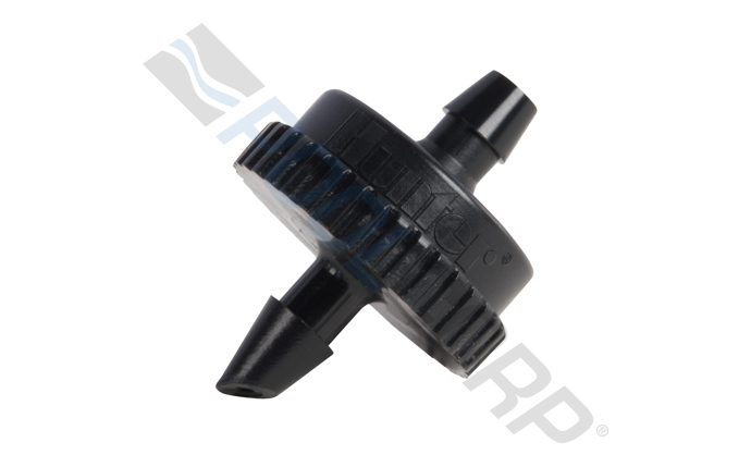 POOL360 | Black Point-Source Drip Emitter Self-Piercing 1/4" Barb 1.0 ...