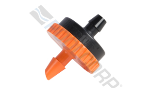 POOL360 | Orange Point-Source Drip Emitter Self-Piercing 1/4" Barb 6.0 ...