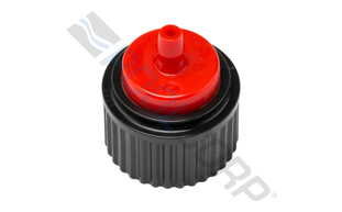 POOL360 | Red Point-Source Drip Emitter With 1/2" FPT 2.0 GPH