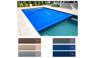 POOL360 | Automatic Cover System for 20' Vision Pool with Stone Lid
