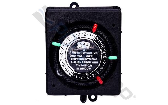 POOL360 | 24-Hour Mechanical Panel Mount Timer