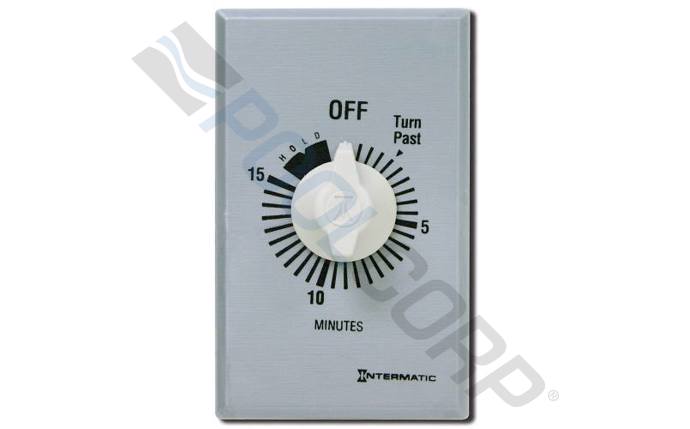 POOL360 | Commercial Spring Wound Countdown Timer 125-277V 15 Minute Max