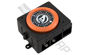 POOL360 | 24-Hour Mechanical Panel Mount Timer with 48 Trippers 120V