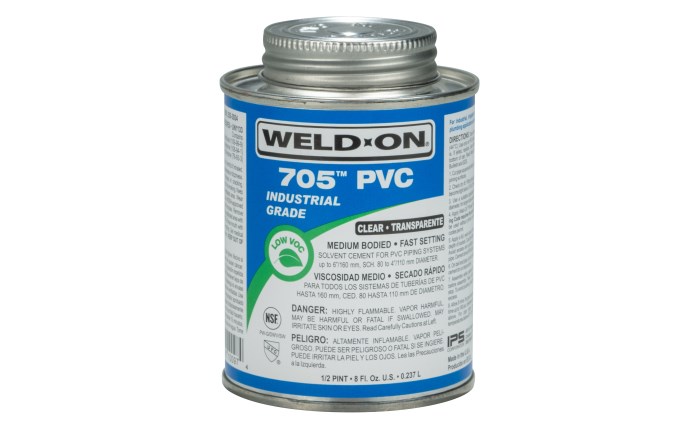 POOL360 | 705 Clear PVC Solvent Cement .5 pt