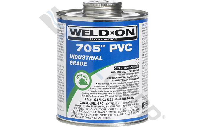 POOL360 | 705 Clear PVC Solvent Cement 1 qt