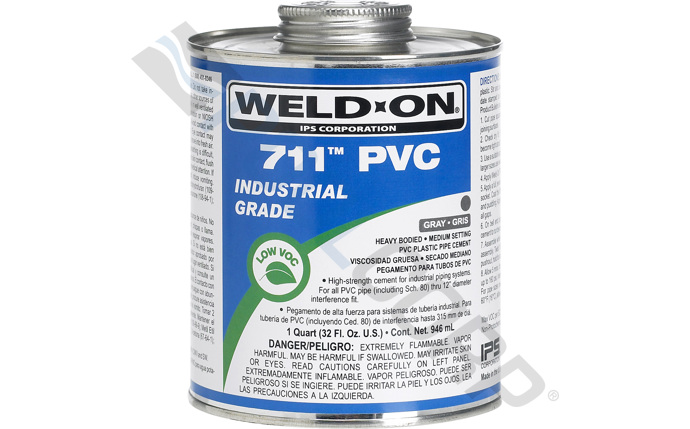 POOL360 | 711 Gray PVC Solvent Cement 1 qt