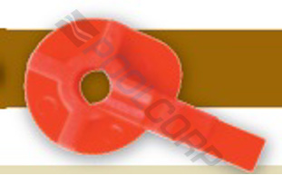 POOL360 | Red Octa-Bubbler Flow Control Device 10.0 GPH 8 per Pack