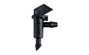 POOL360 | Black Turbulent Flow Flag Emitter Dripper 1.0 GPH