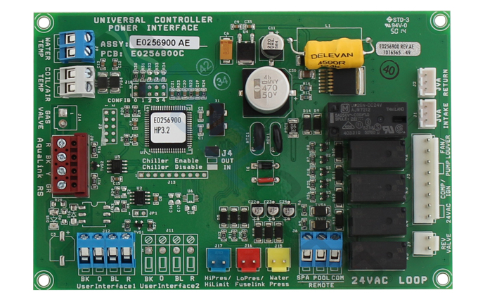 POOL360 | Power Interface PCB for JE/EE-Ti/AE-Ti Heat Pumps