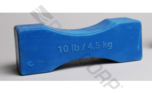POOL360 | 10 lbs Easy-Grip Dive Brick