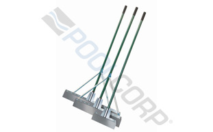 POOL360 | FLOOR / FORM SCRAPER 14" METAL HANDLE 54"
