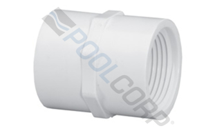 POOL360 | 3/4" FPT x FPT SCH 40 PVC Coupling