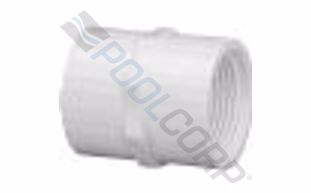 POOL360 | 1/2" FPT x FPT Gray SCH 40 PVC Coupling