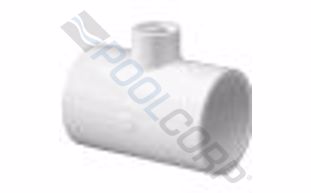 POOL360 | 3" x 3" x 1.25" Slip x Slip x FPT SCH40 Reducing Tee