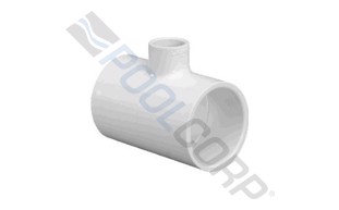 POOL360 | 1" x .75" x 1" Slip x Slip x Slip SCH40 Reducing Tee