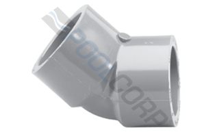POOL360 | 4" SLIP x SLIP SCH80C 45 Degree Elbow
