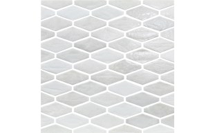POOL360 | Hexagon Glass Tile Elemental White Pearl