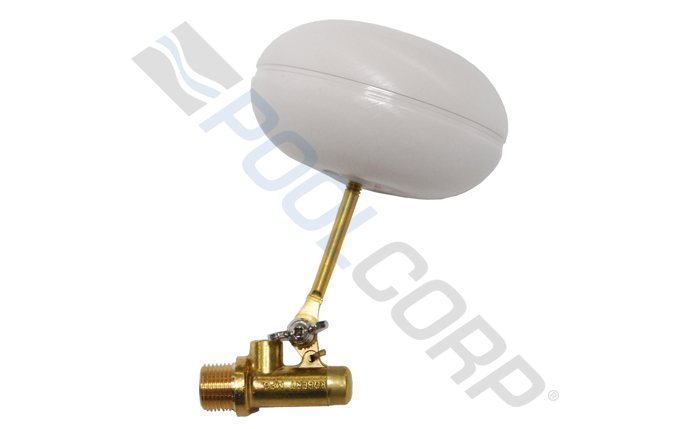 POOL360 | 3/8" Brass Autofill Float Valve