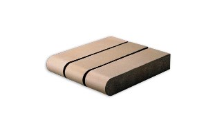 POOL360 | 9" Cobblestone Bullnose Brick Coping