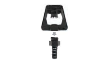 POOL360 | Black 360° x 14 Two Piece Jet Deflector With Base 5.6 GPH