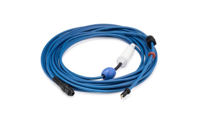 POOL360 | 60 ft Blue 2-Wire Cable with Swivel for Dolphin S200 Pool Cleaner