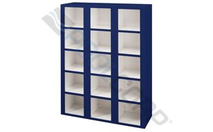 POOL360 | 12" x 15" x 60" 5-Tier Lenox Cubby