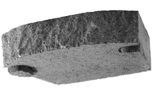 POOL360 | 4" x 18" x 12" Natural CornerStone® R50 SRW Radius Face Cap Block