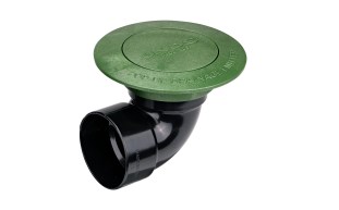POOL360 | Green Plastic Spring Loaded Pop-Up Drainage Emitter w/ Elbow ...