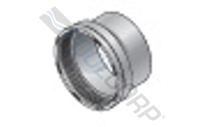 POOL360 | 4" White Spigot x FPT PVC S&D Female Fitting Cleanout Adapter