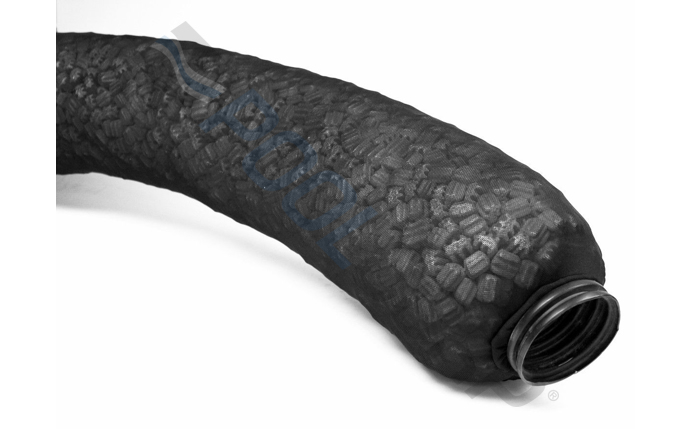 POOL360 | Ezflow 10" x 10' Black Gravel-Free French Drain System with 4 ...