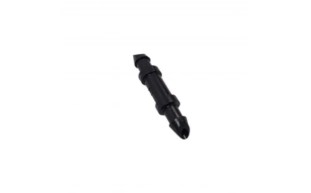 POOL360 | 1/8" Black Barb x Barb Micro-Fitting Insert Connector 10 Pack